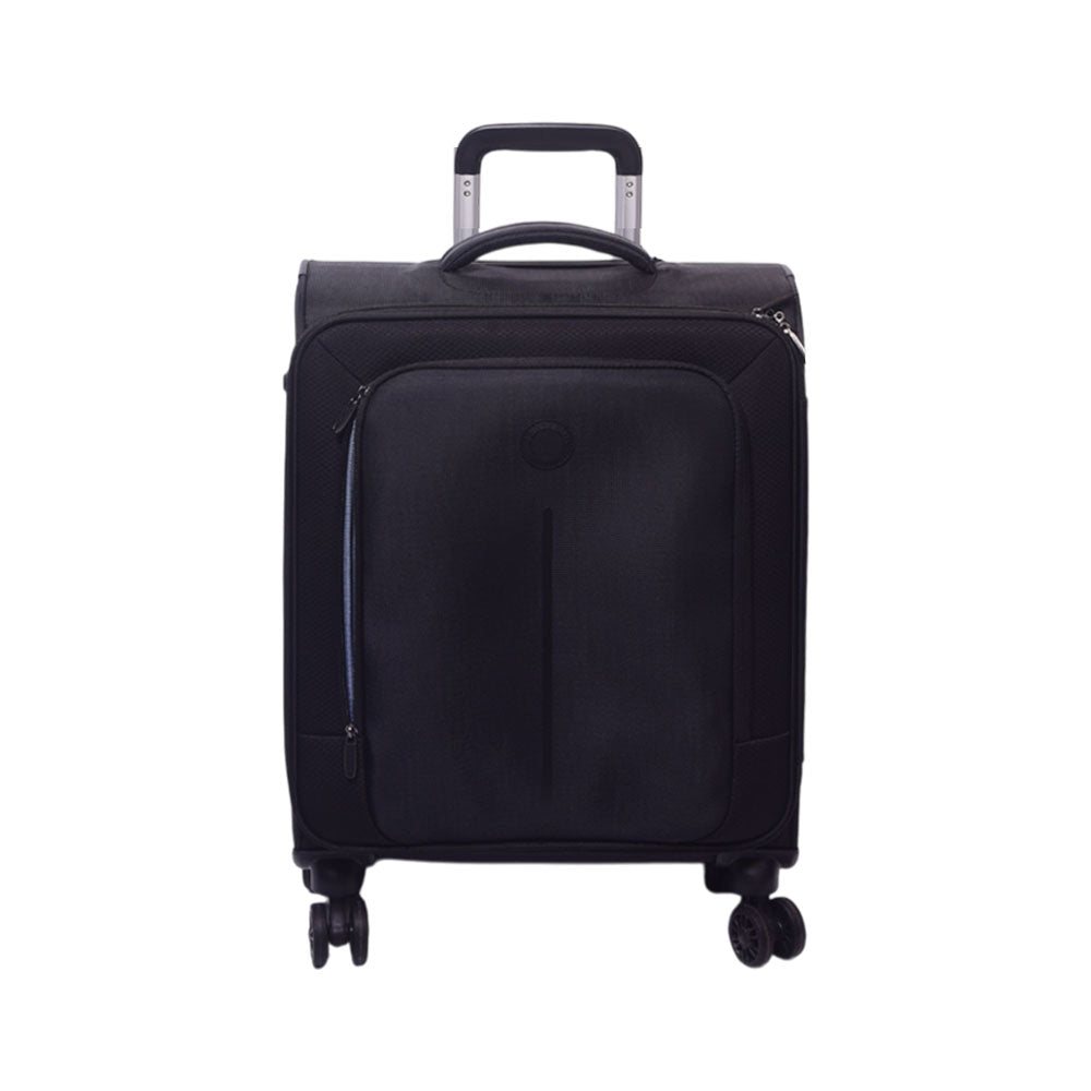 DELSEY TROLLEY CASE 20INCH BLACK CARACUS – Al-Fatah