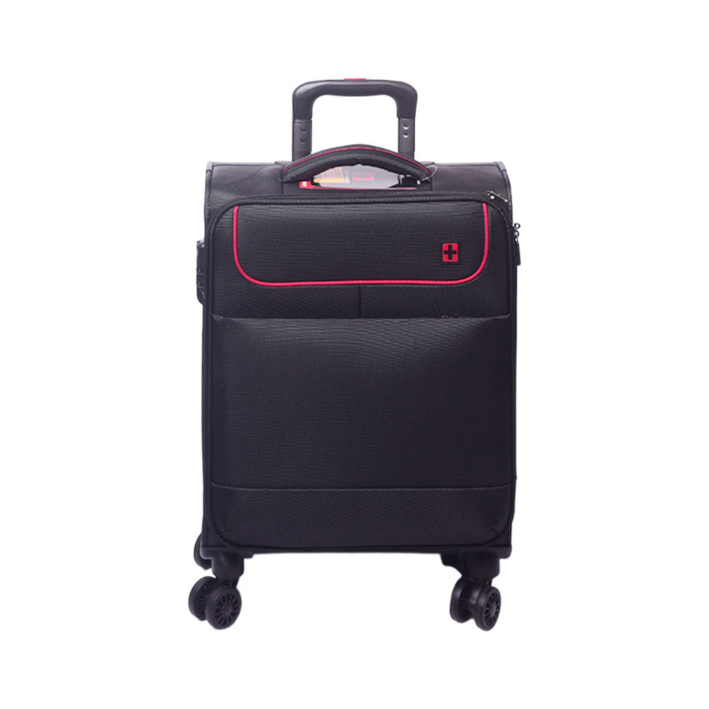 SWISS GAMA TROLLEY CASE BLACK 20 INCH – Al-Fatah