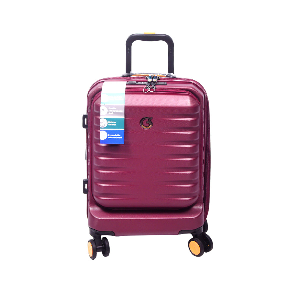 GOBY LONDON TROLLEY CASE TITAN 20INCH PURPLISH RED – Al-Fatah