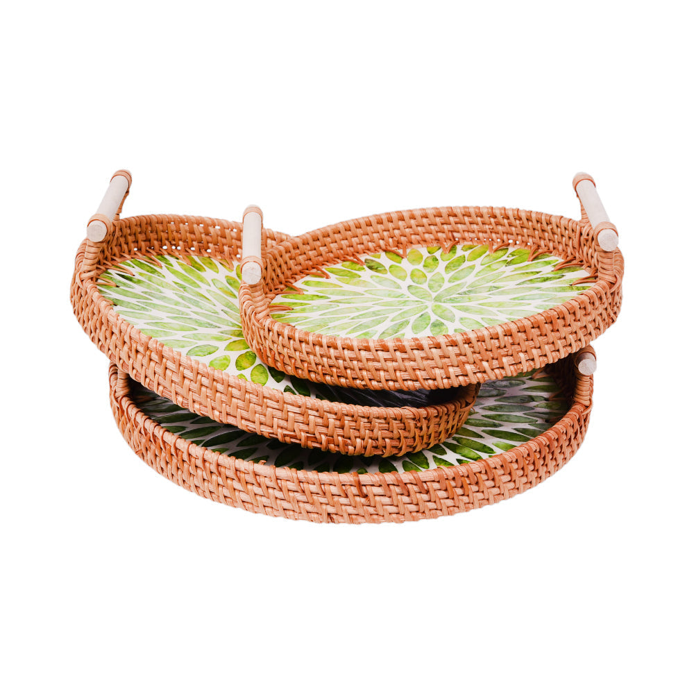 TRAY SET 3PC CANE IR 981-8 – Al-Fatah