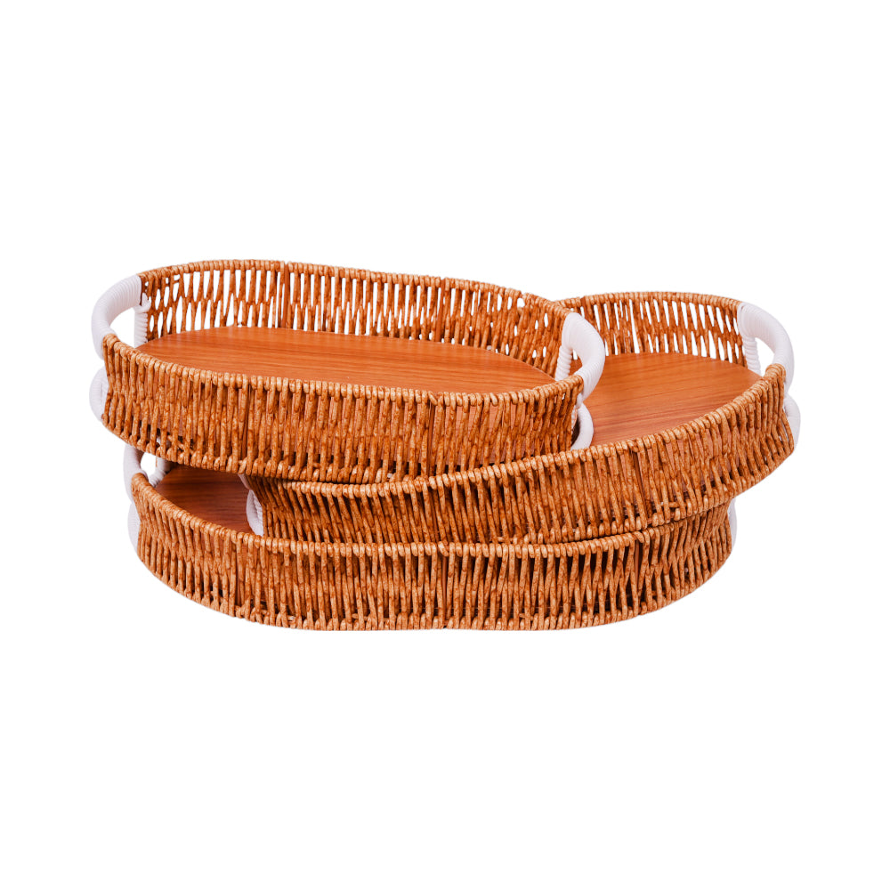 TRAY SET 3PC CANE IR 981-17 – Al-Fatah