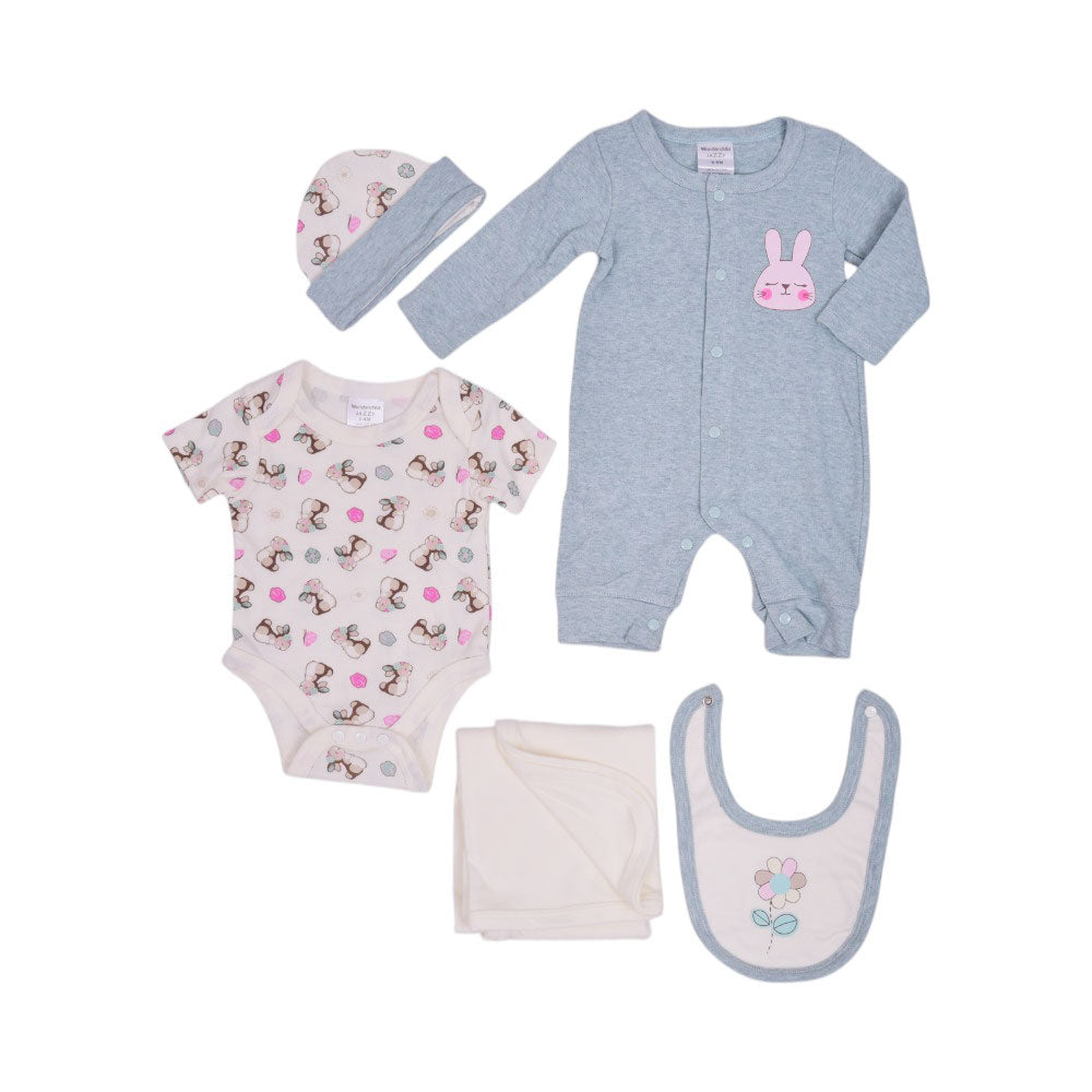 BABY 5PC GIFT SET MZW-25 0-3M 247-090 THAI – Al-Fatah