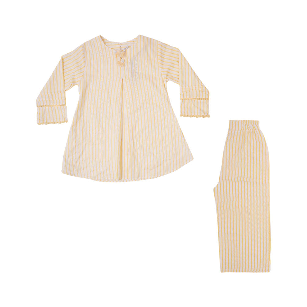 GIRLS 3QTR 2PC BLOUSE SUIT MZS-25 4-5 YEAR 1225 – Al-Fatah