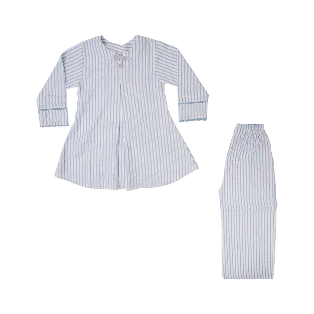 GIRLS 3QTR 2PC BLOUSE SUIT MZS-25 5-6 YEAR 1225 – Al-Fatah