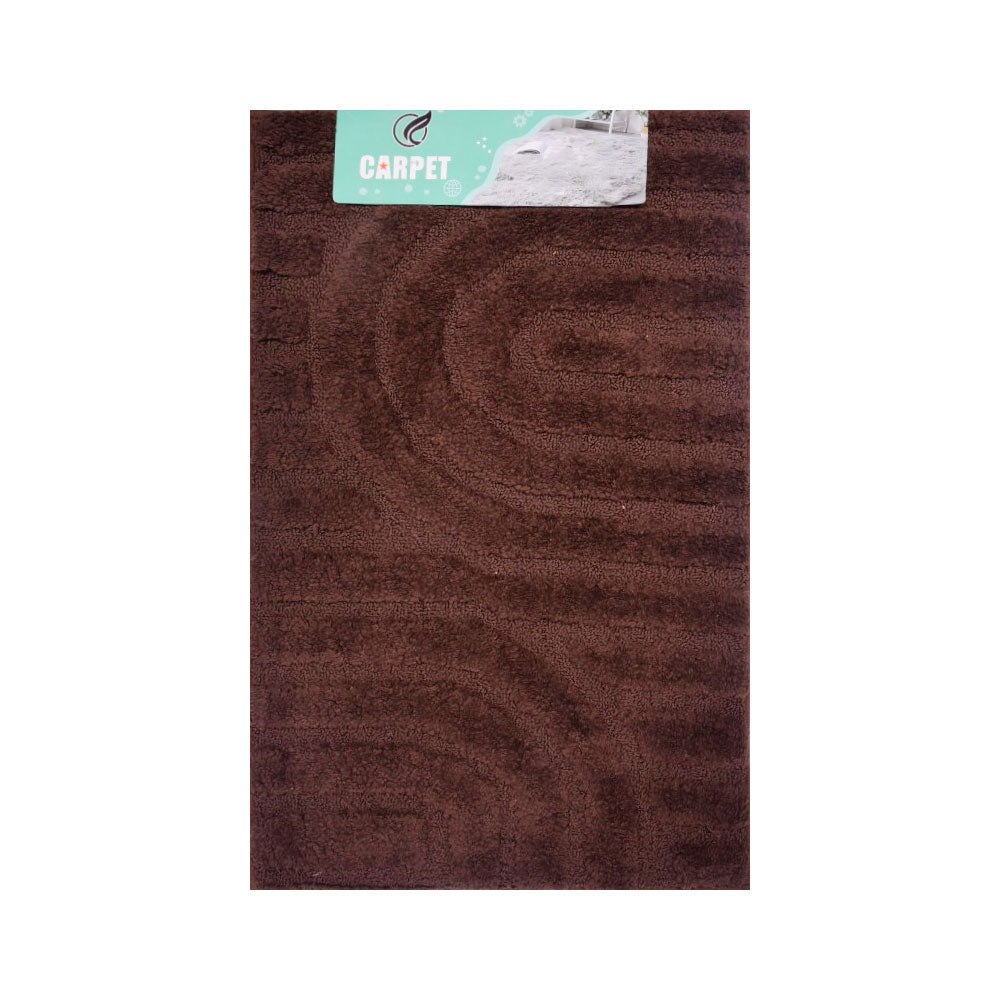 FLOOR MAT 50X80 IR BROWN T-16 – Al-Fatah