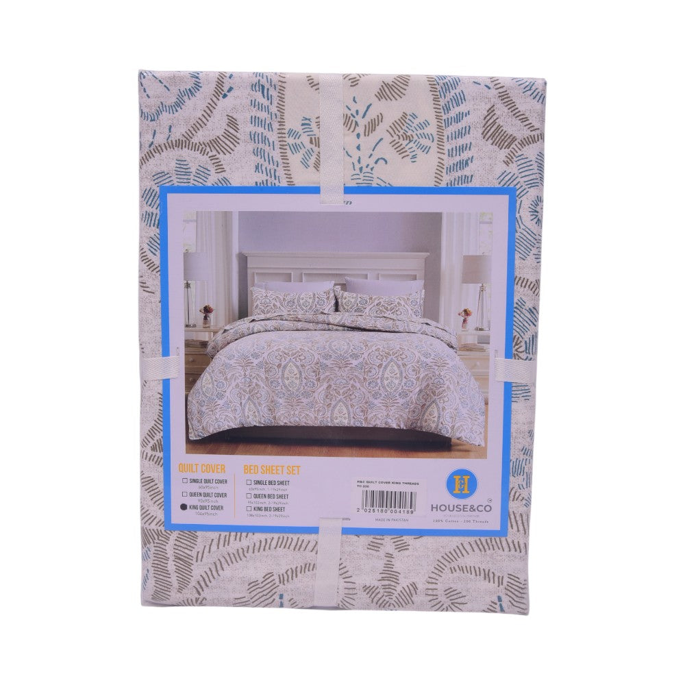 H&C QUILT COVER KING THREADS TC-200 – Al-Fatah