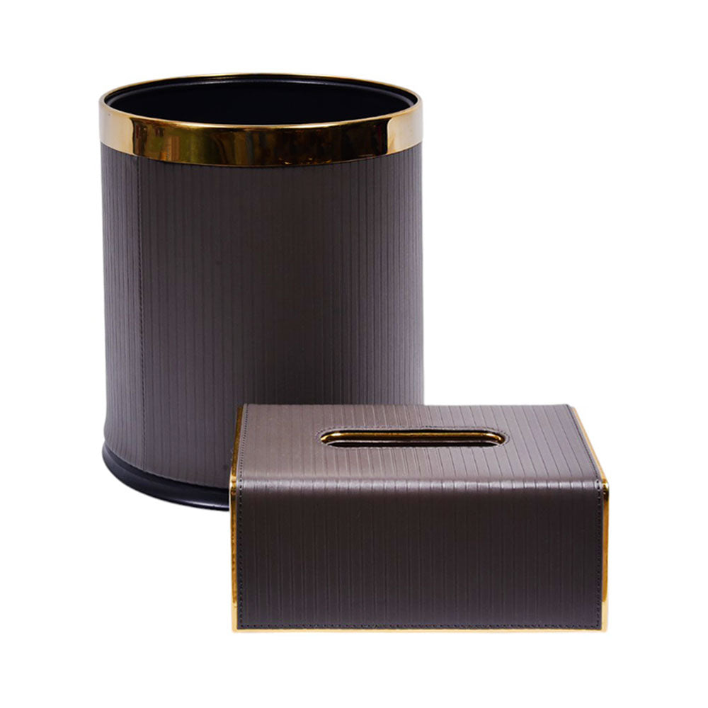 DUSTBIN & TISSUE BOX SET 4642-1 – Al-Fatah