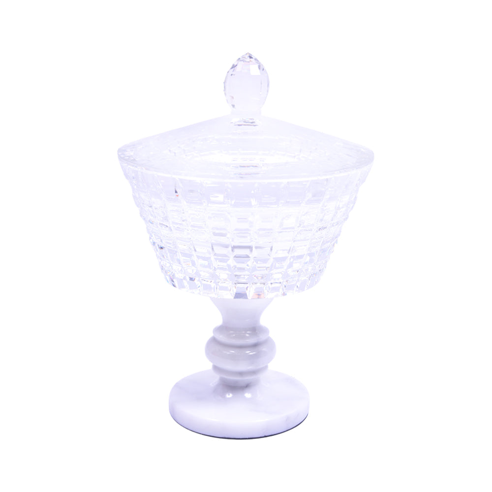 BOWL CANDY CRYSTAL MARBEL BASE FH-1012-CL – Al-Fatah