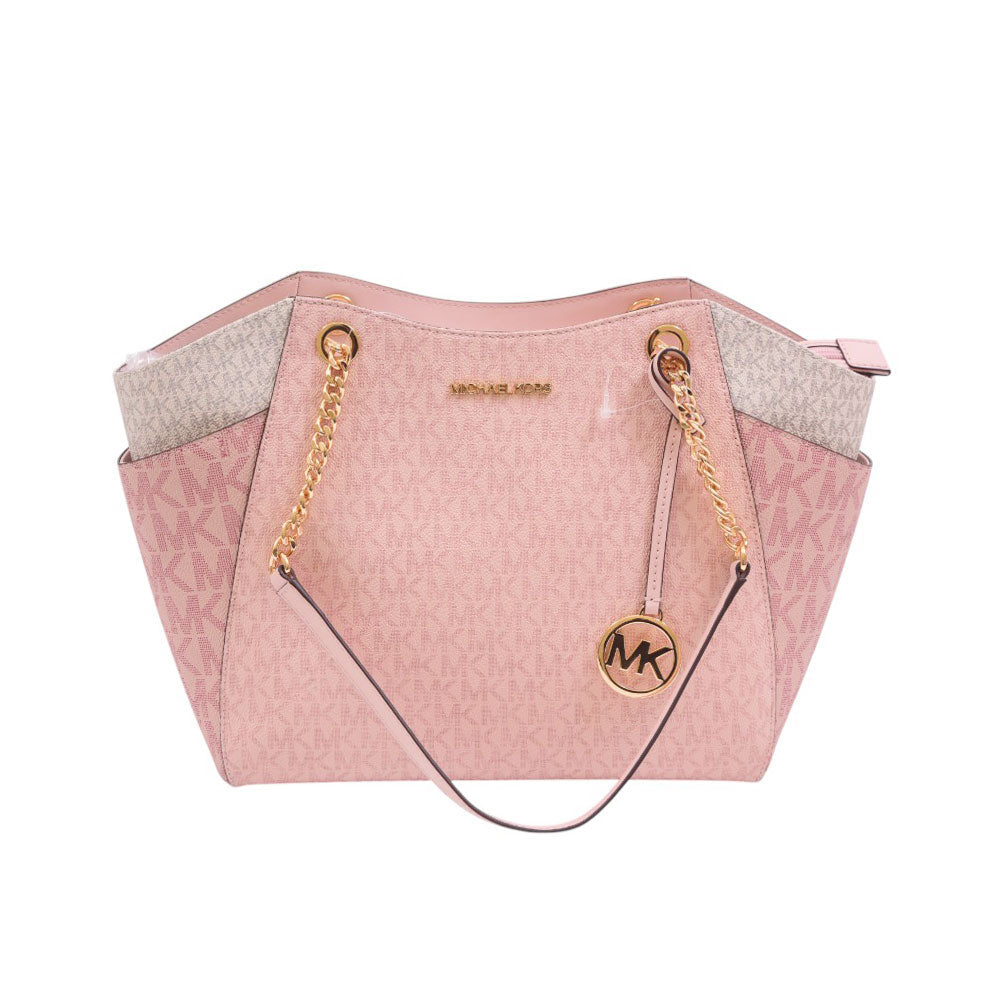 MK LADIES JET SET TRAVEL HAND BAG LG PWD BLSH MULTI 35S5GTVE – Al-Fatah