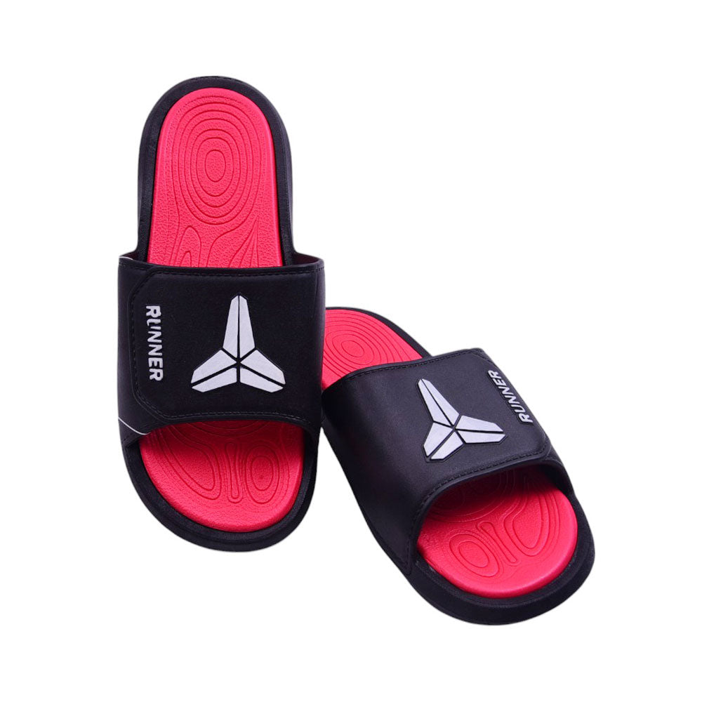 MENS SLIPPER 44 BLACK 3376+1 PVC+EVA 40-45 – Al-Fatah