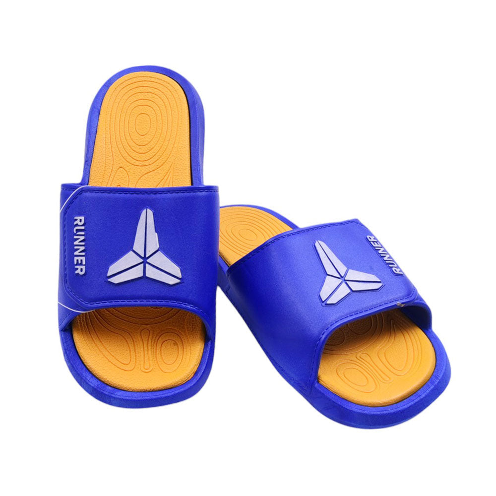 MENS SLIPPER 44 BLUE 3376+1 PVC+EVA 40-45 – Al-Fatah