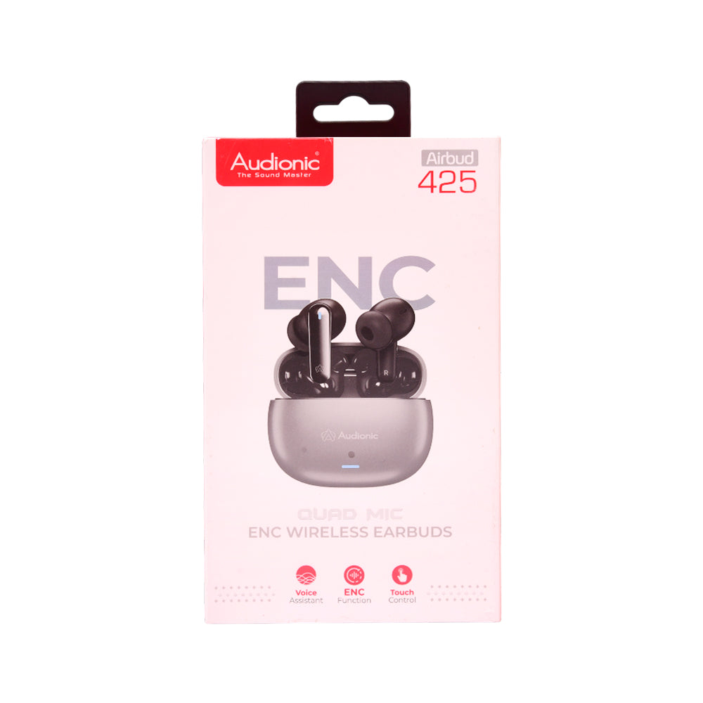AUDIONIC EARBUDS AIRBUD 425 SILVER – Al-Fatah