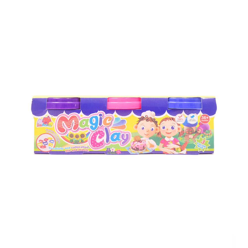 8150-C MAGIC CLAY COLORFUL PLAYDOUGH 3PC IR – Al-Fatah