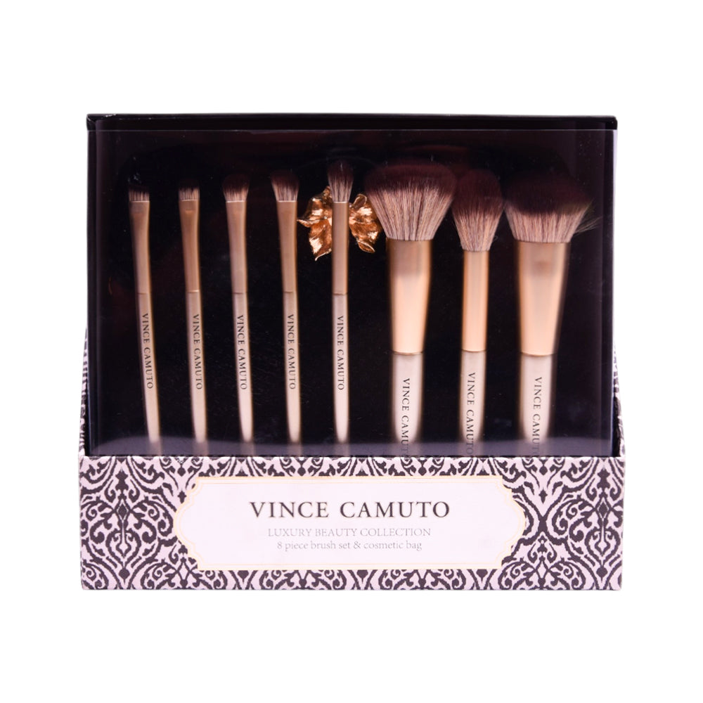 VINCE CAMUTO LUXURY BEAUTY 8PC BRUSH SET – Al-Fatah