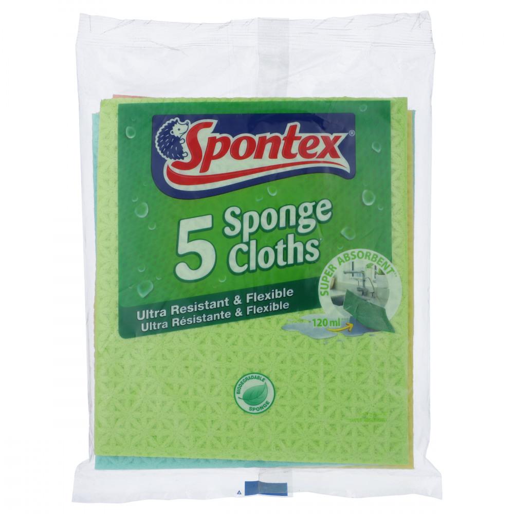 SPONTEX 5 SPONGE CLOTHS PC – Al-Fatah