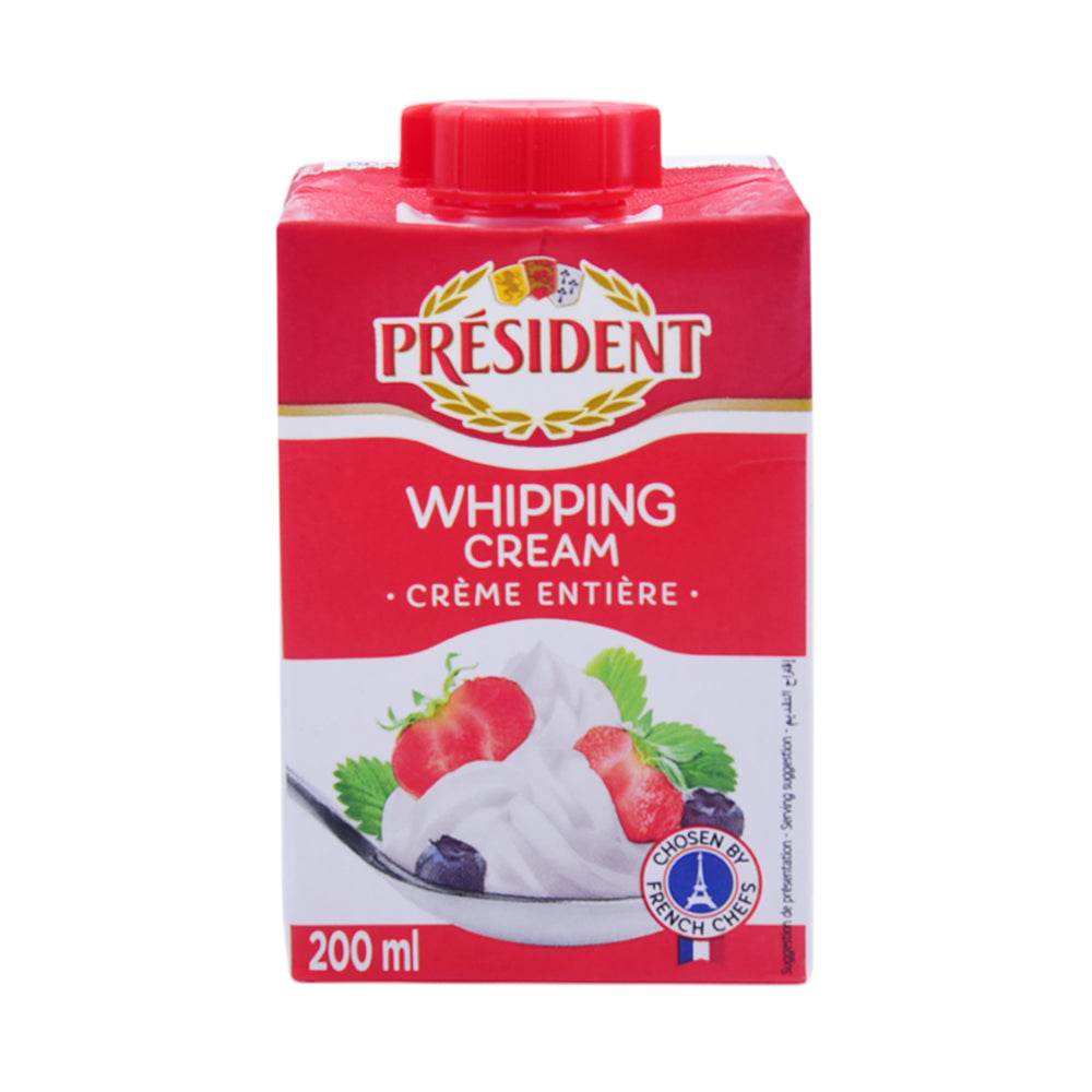 PRESIDENT WHIPPING CREAM 200ML – Al-Fatah