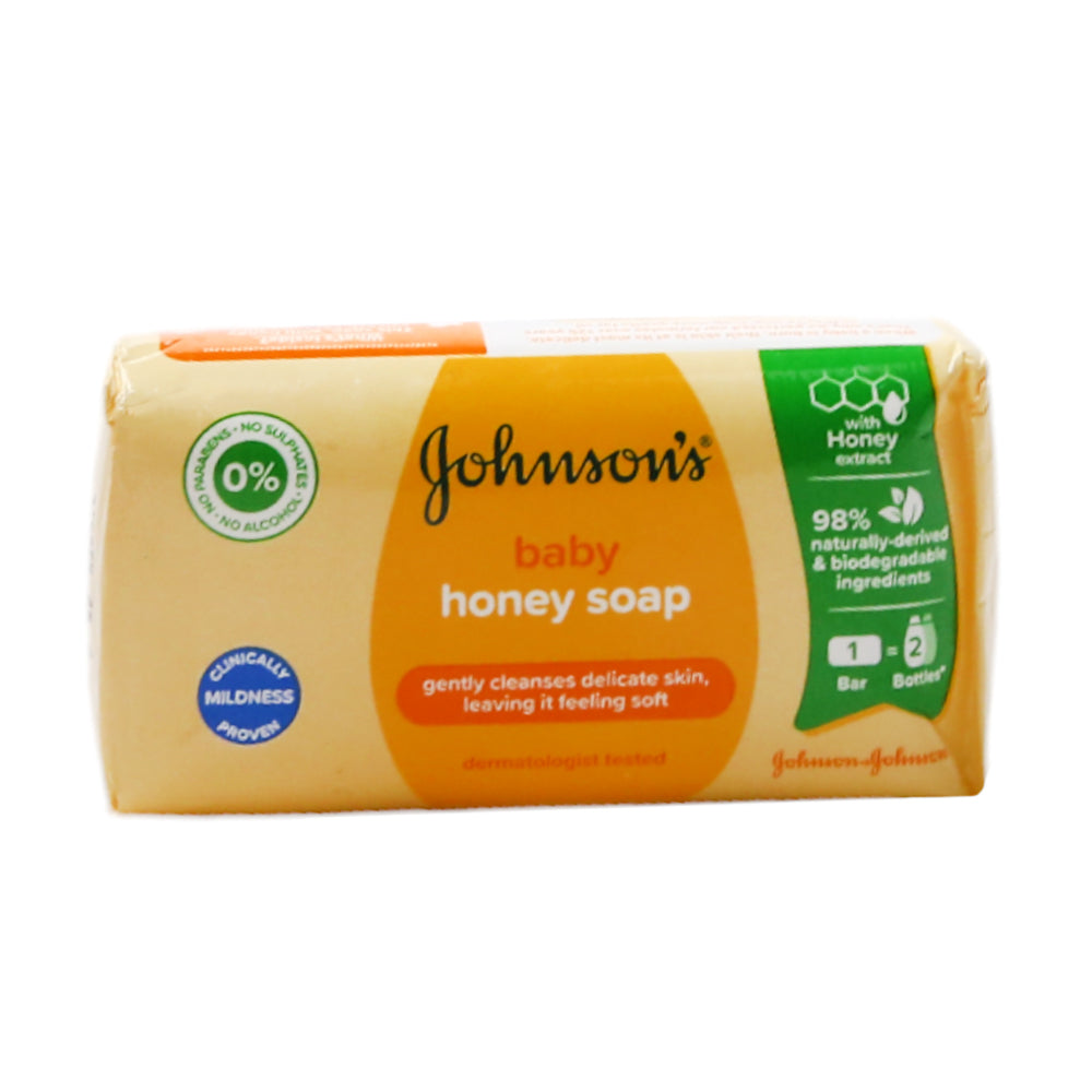 JOHNSONS BABY SOAP HONEY 90 GM – Al-Fatah