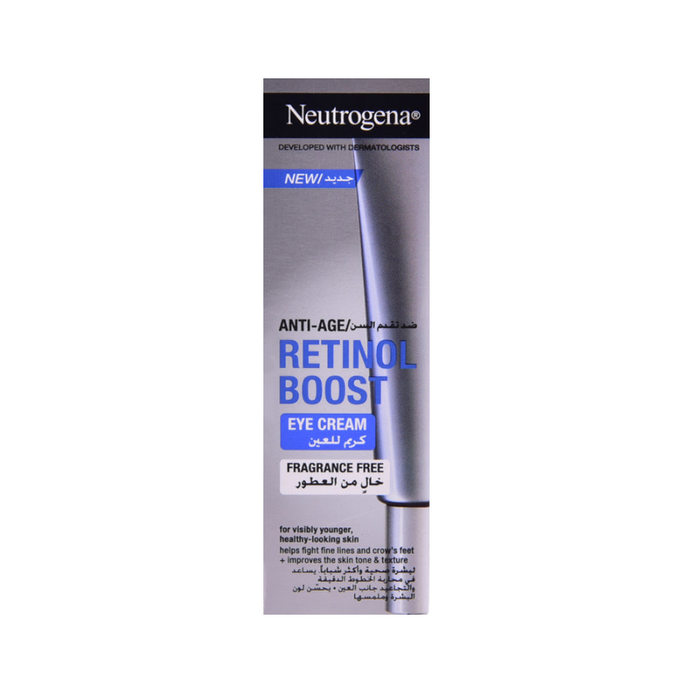 NEUTROGENA ANTI-AGE RETINOL BOOST EYE CREAM 15ML – Al-Fatah