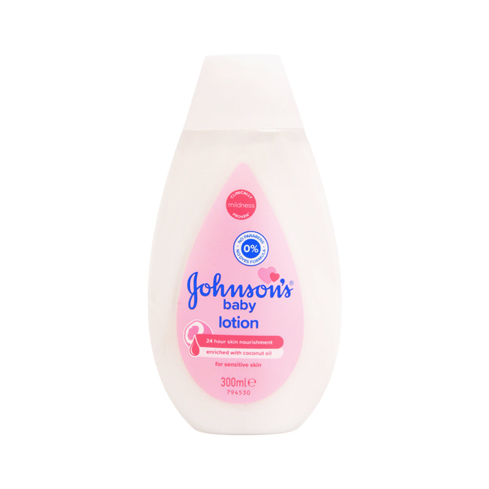 JOHNSONS BABY LOTION COCONUT OIL SENSITIVE SKIN 300 ML – Al-Fatah