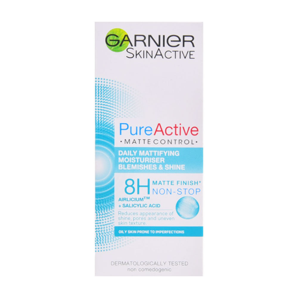 GARNIER PURE ACTIVE MATTE CONTROL MOISTURISER 50ML – Al-Fatah