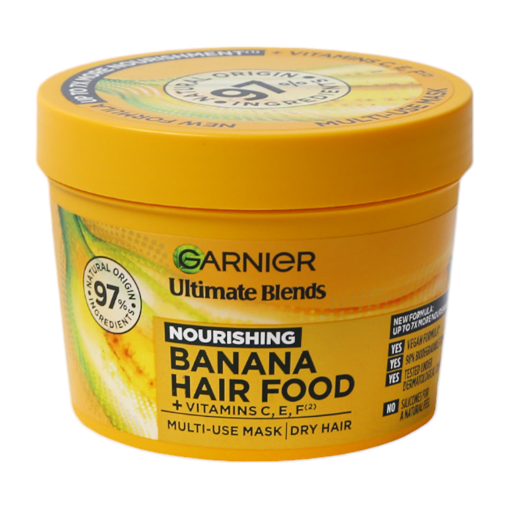 GARNIER ULTIMATE HAIR FOOD BANANA & SHEA MASK 400ML – Al-Fatah