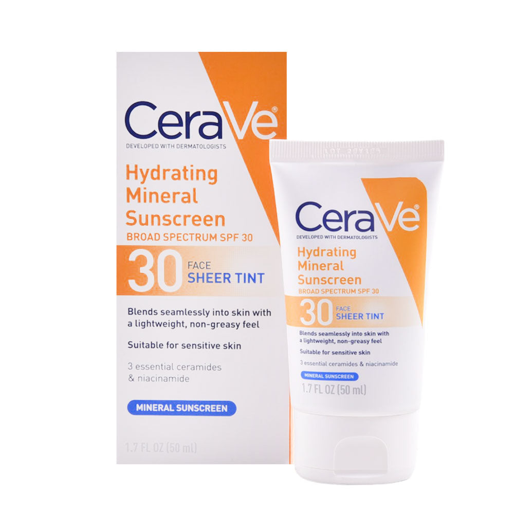 CERAVE CREAM HYDRATING MINERAL SUNSCREEN SPF 30 50ML – Al-Fatah
