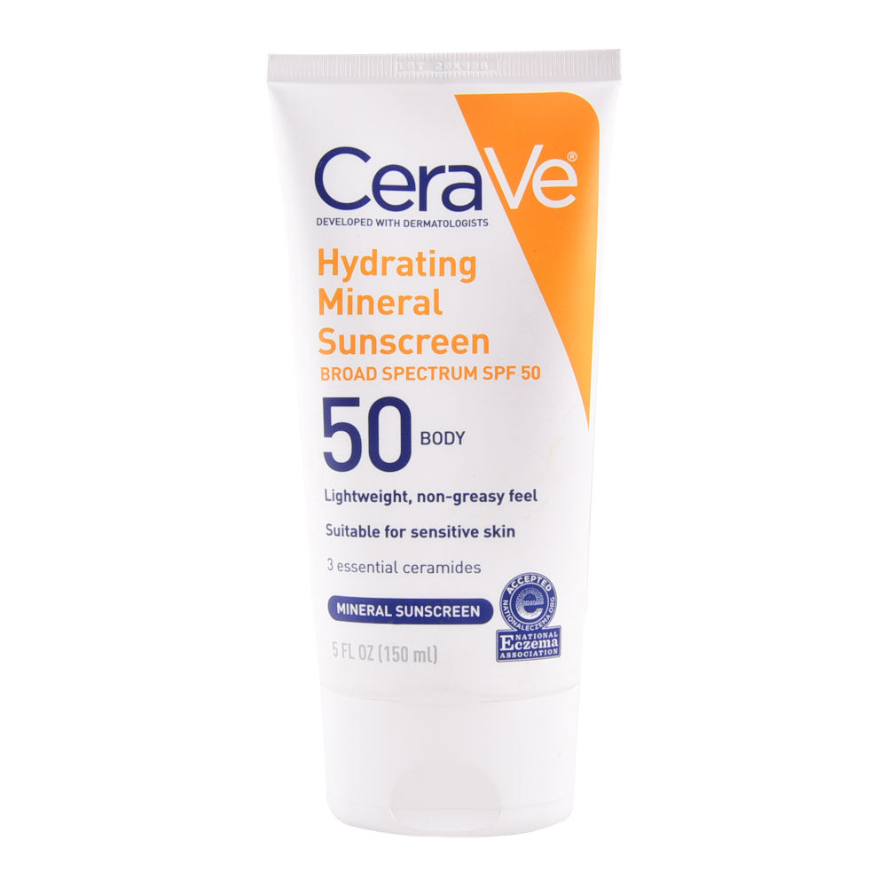 CERAVE HYDRATING MINREL SPF 50 LIGHTWEIGHT NON -GREASY FEEL – Al-Fatah