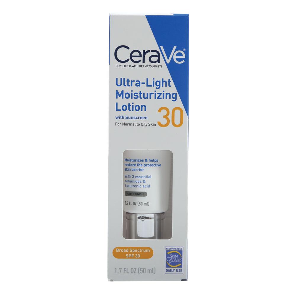 CERAVE ULTRA LIGHT MOISTURIZING LOTION WITH SUNSCREEN 30 FOR – Al-Fatah