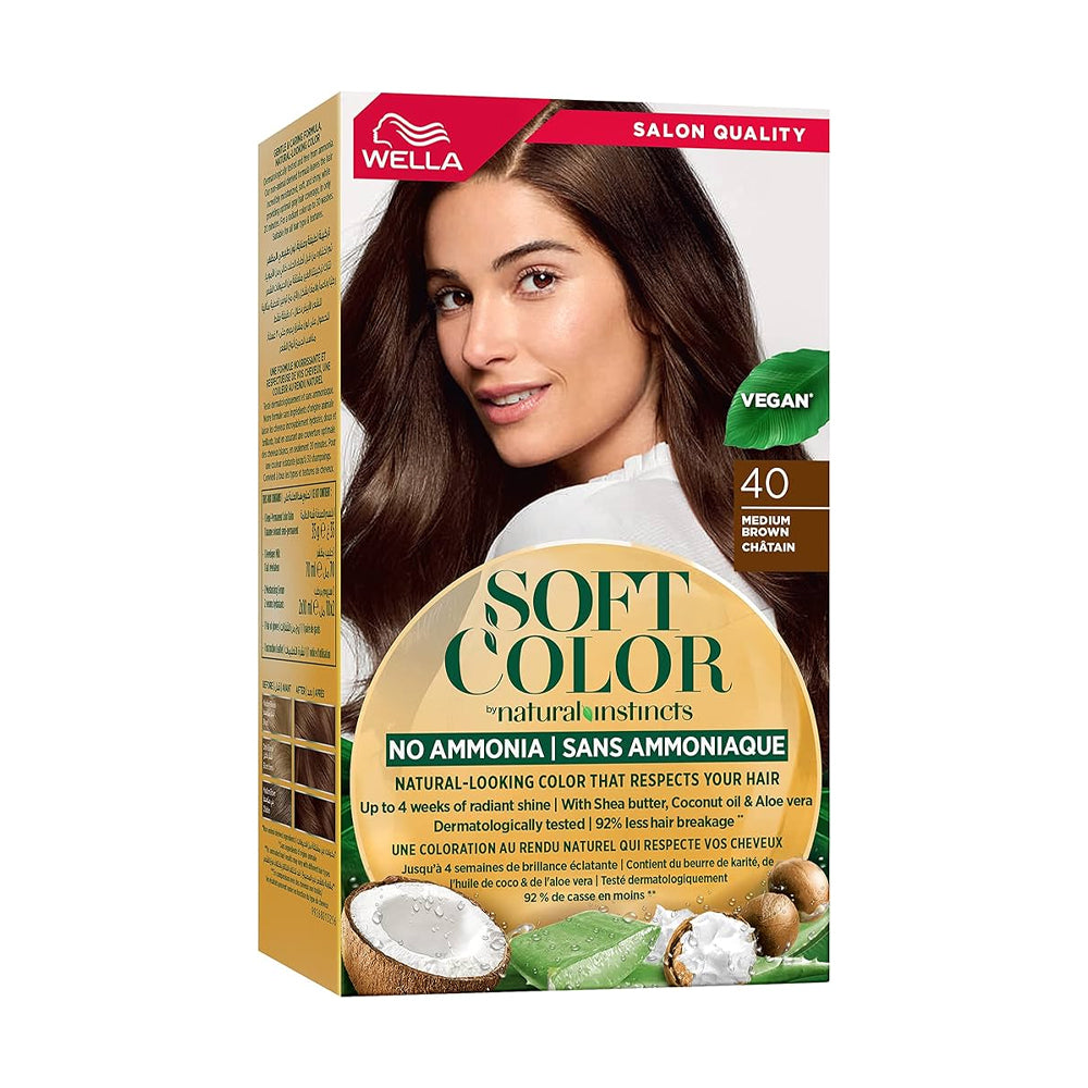 WELLA SOFT KIT 40 MEDIUM BROWN 125 ML – Al-Fatah