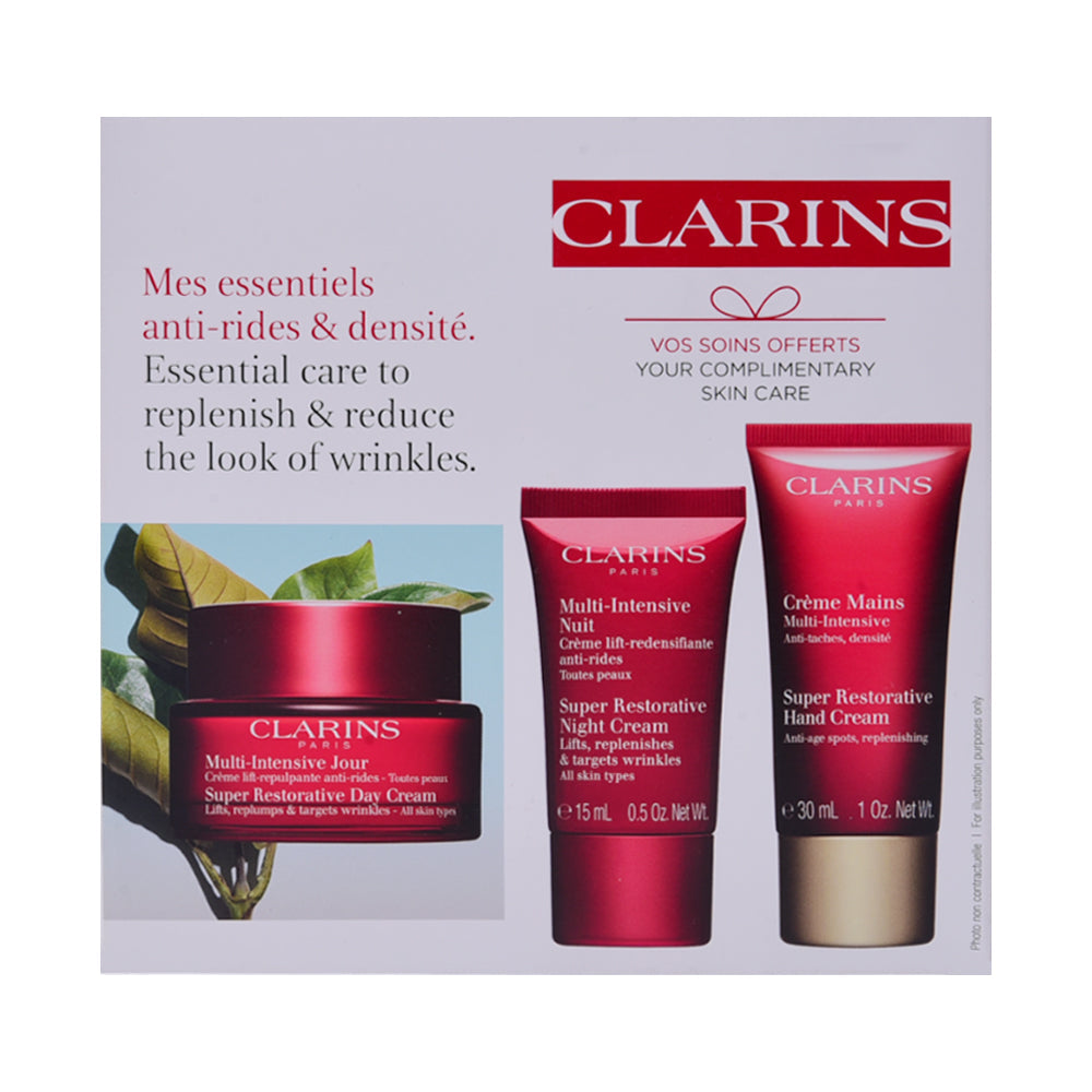 CLARINS SKINCARE FACE VP LOYALTY SUPER RESTORATIVE GIFT SET – Al-Fatah