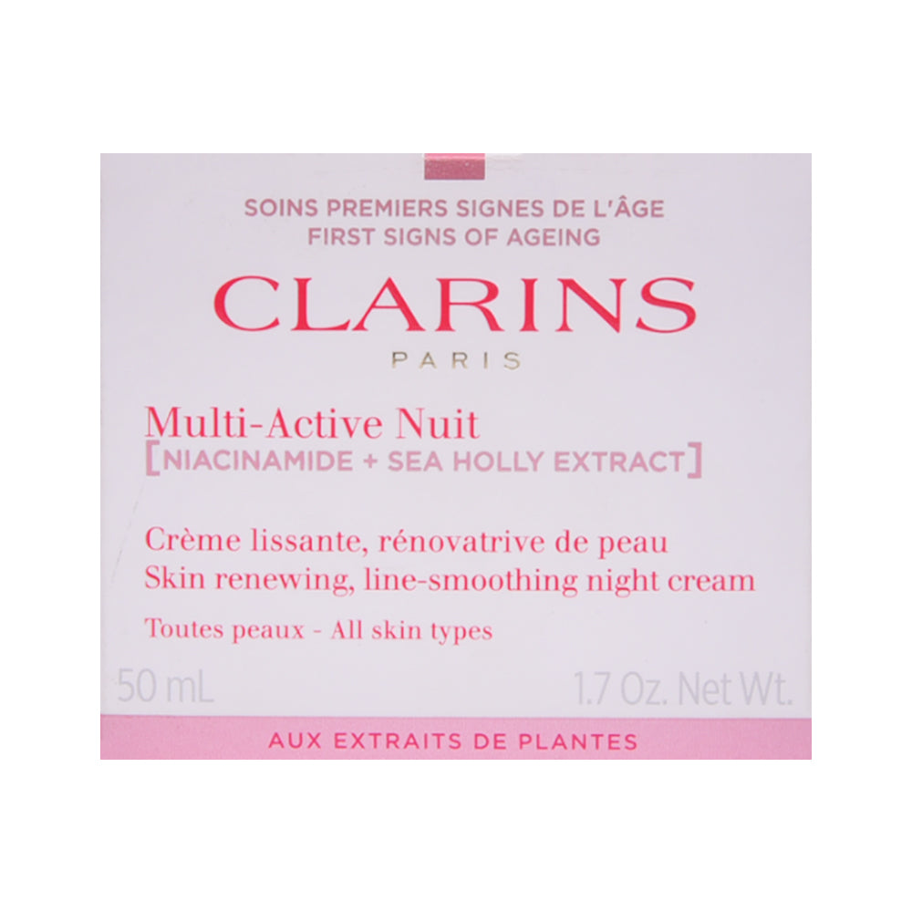 CLARINS SKINCARE NEW MULTI ACTIVE NIGHT CREAM ALL SKIN TYPE – Al-Fatah