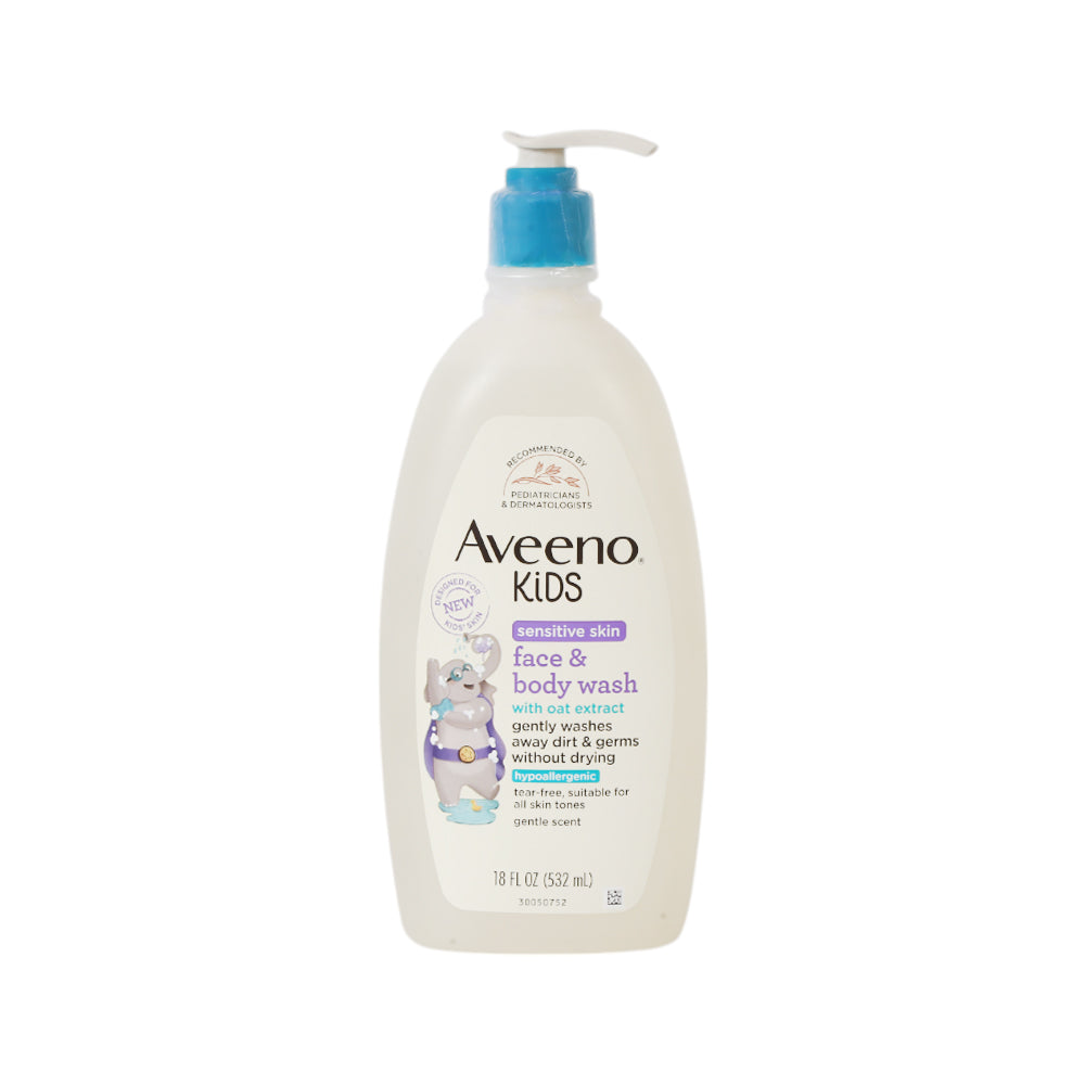 AVEENO KIDS FACE & BODY WASH HYPOALLERGENIC 532 ML – Al-Fatah