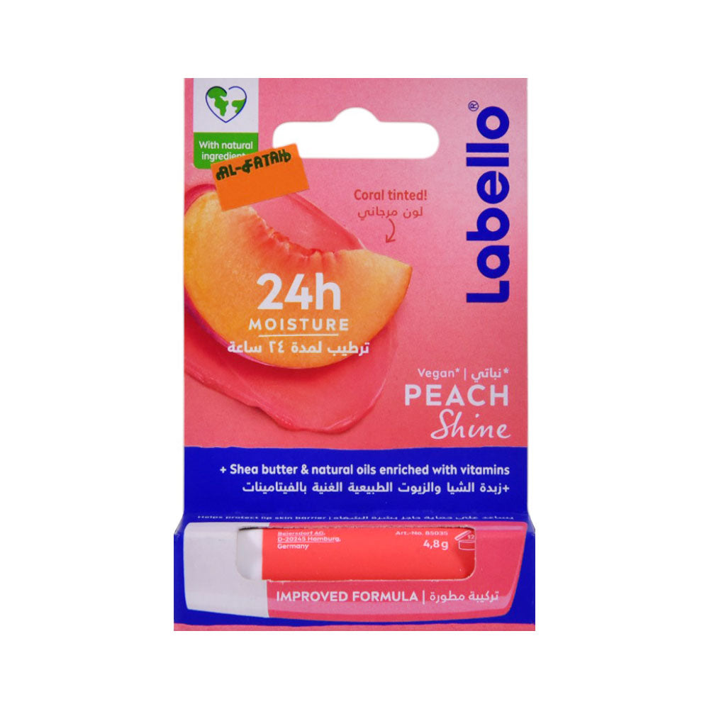 LABELLO PEACH SHINE 4.8G – Al-Fatah