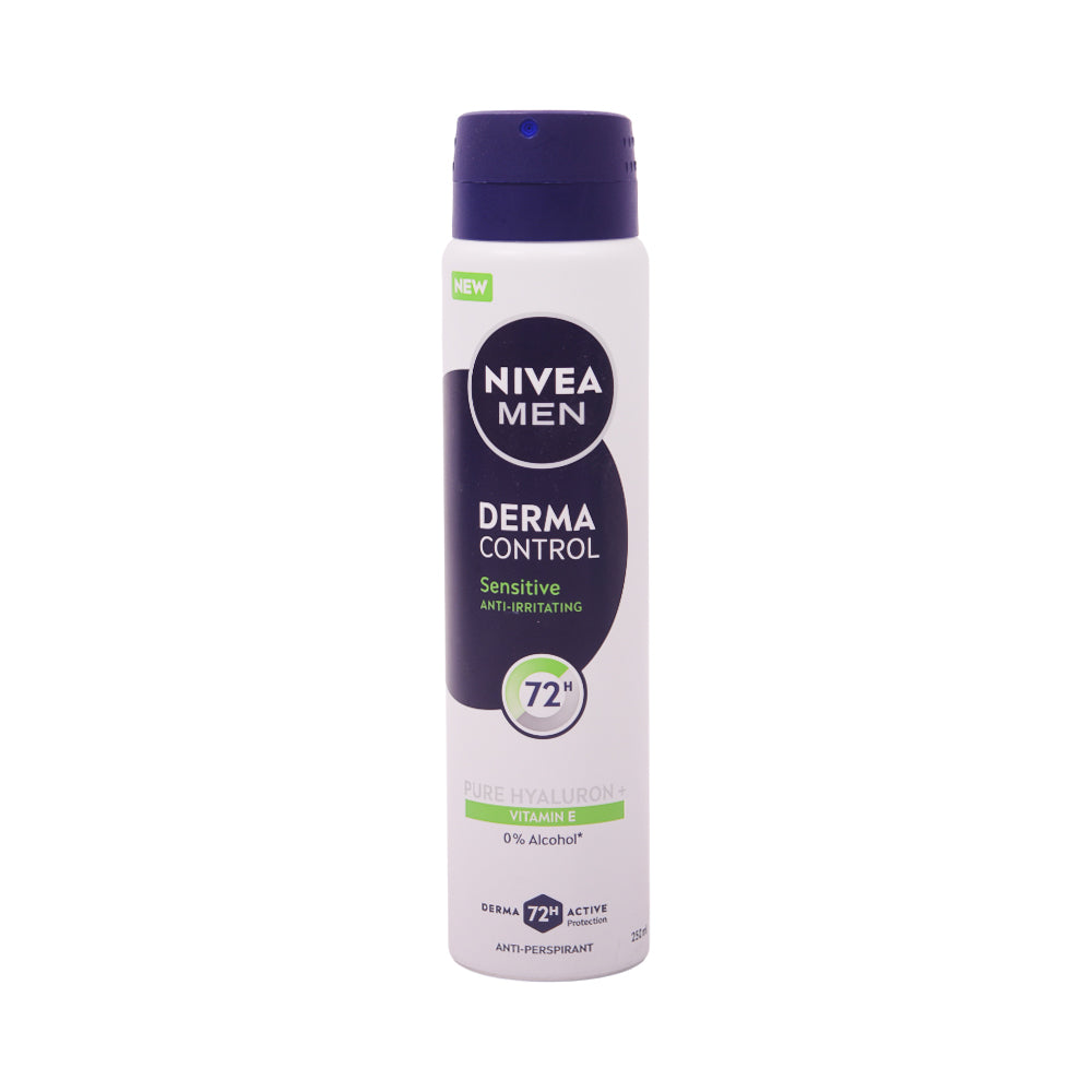 NIVEA MEN DEODORANT DERMA CONTROL VIT-E 72H 250 ML – Al-Fatah