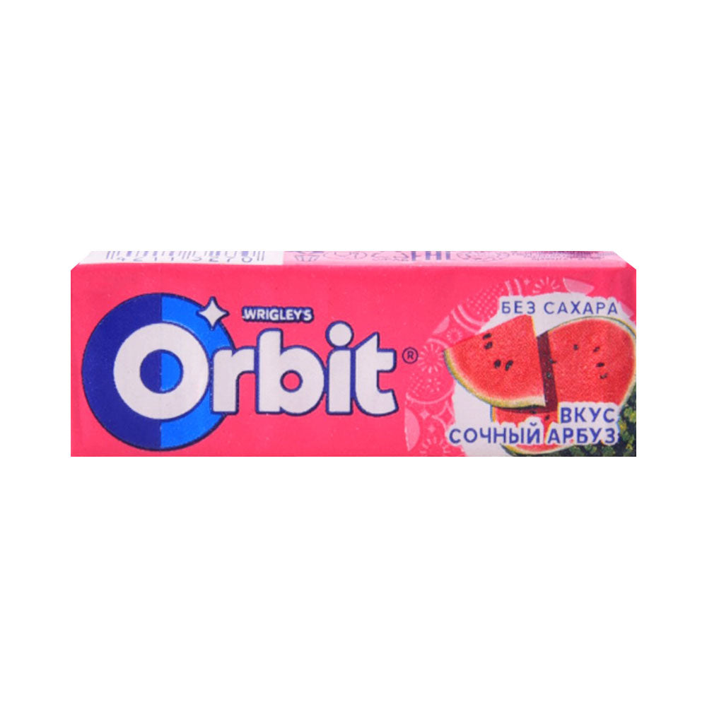 WRIGLEYS ORBIT GUM BUBBLE WATER MELON SUGER FREE FRESH 13 G – Al-Fatah