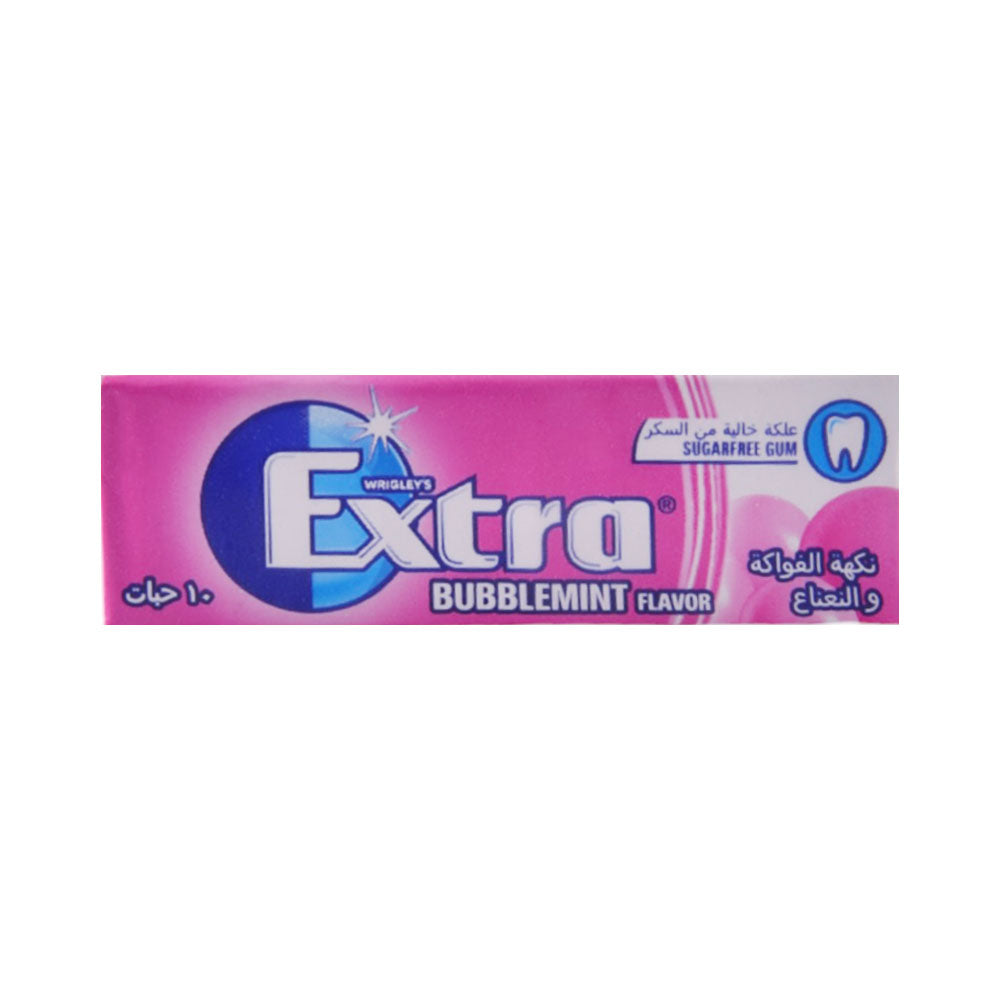 WRIGLEYS GUM EXTRA BUBBLE MINT 14 GM – Al-Fatah