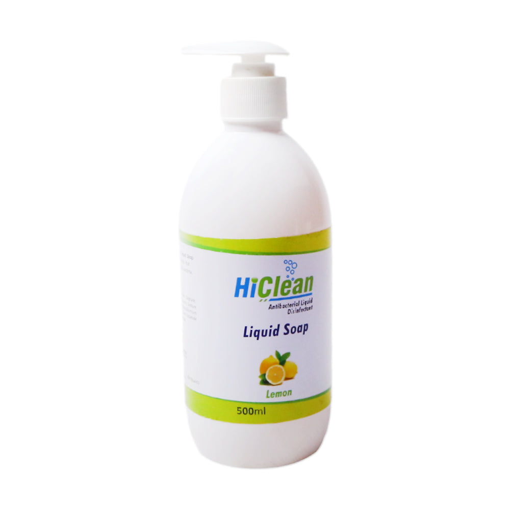 HICLEAN ANTIBACTERIAL DISINFECTANT LEMON HAND WASH PUMP 500M – Al-Fatah
