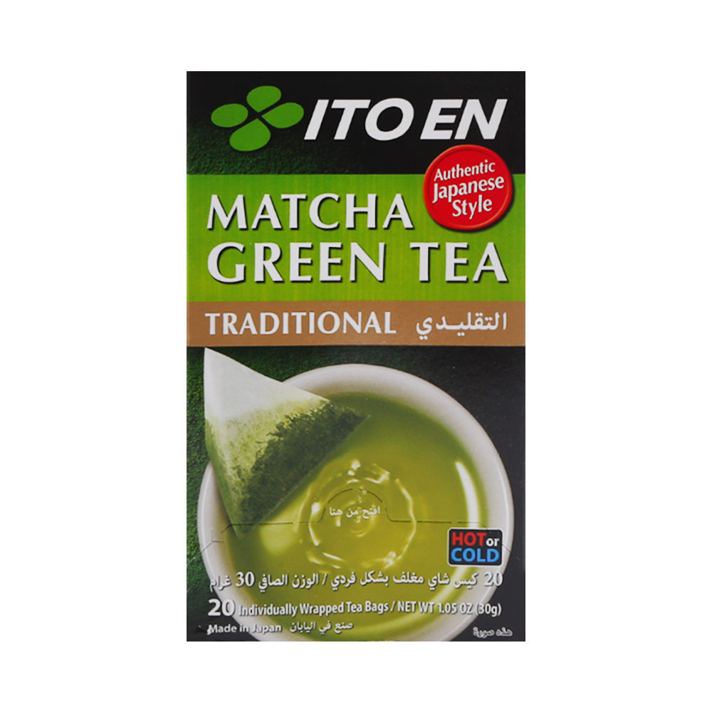 MATCHA GREEN TEA TRADITIONAL 20PCS 30GM – Al-Fatah