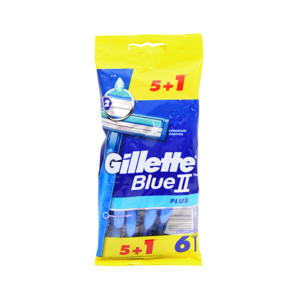 GILLETTE BLUE 2 PLUS RAZOR 5 PLUS 1 6 PC – Al-Fatah