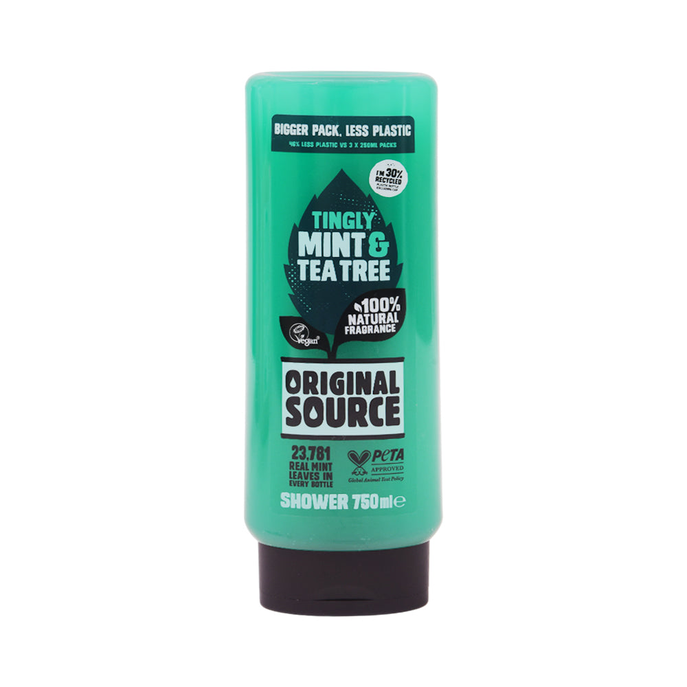 ORIGINAL SOURCE SHOWER GEL TINGLY MINT & TEA TREE 750 ML – Al-Fatah