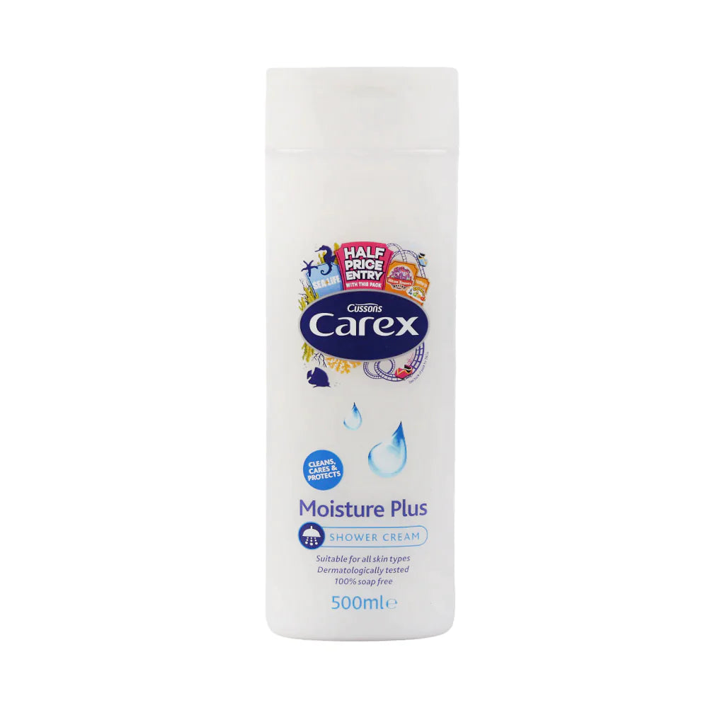 CUSSONS CAREX SHOWER CREAM MOISTURE PLUS 500 ML – Al-Fatah