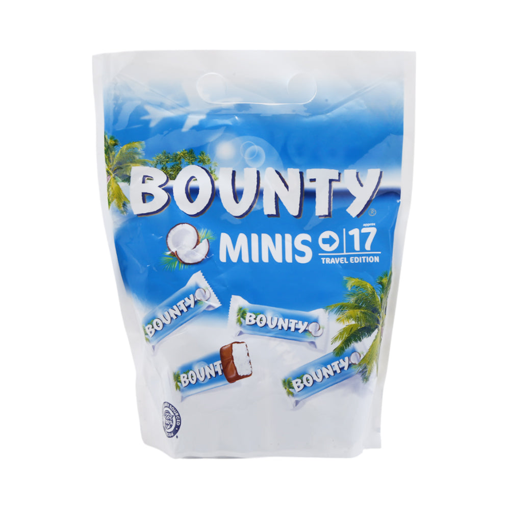 BOUNTY CHOCOLATE MINIS POUCH 17 BAR 500 GM – Al-Fatah