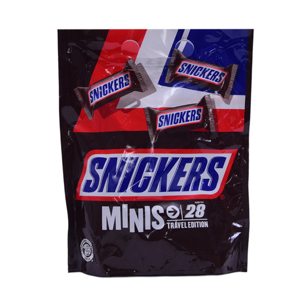 SNICKERS CHOCOLATE MINIS POUCH 28 BAR 500 GM – Al-Fatah