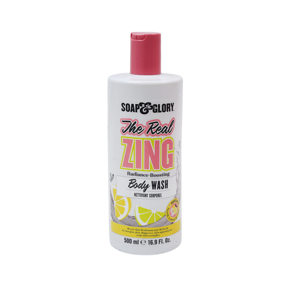 SOAP & GLORY THE REAL ZING RADIANCE BOOSTING BODY WASH 500ML – Al-Fatah