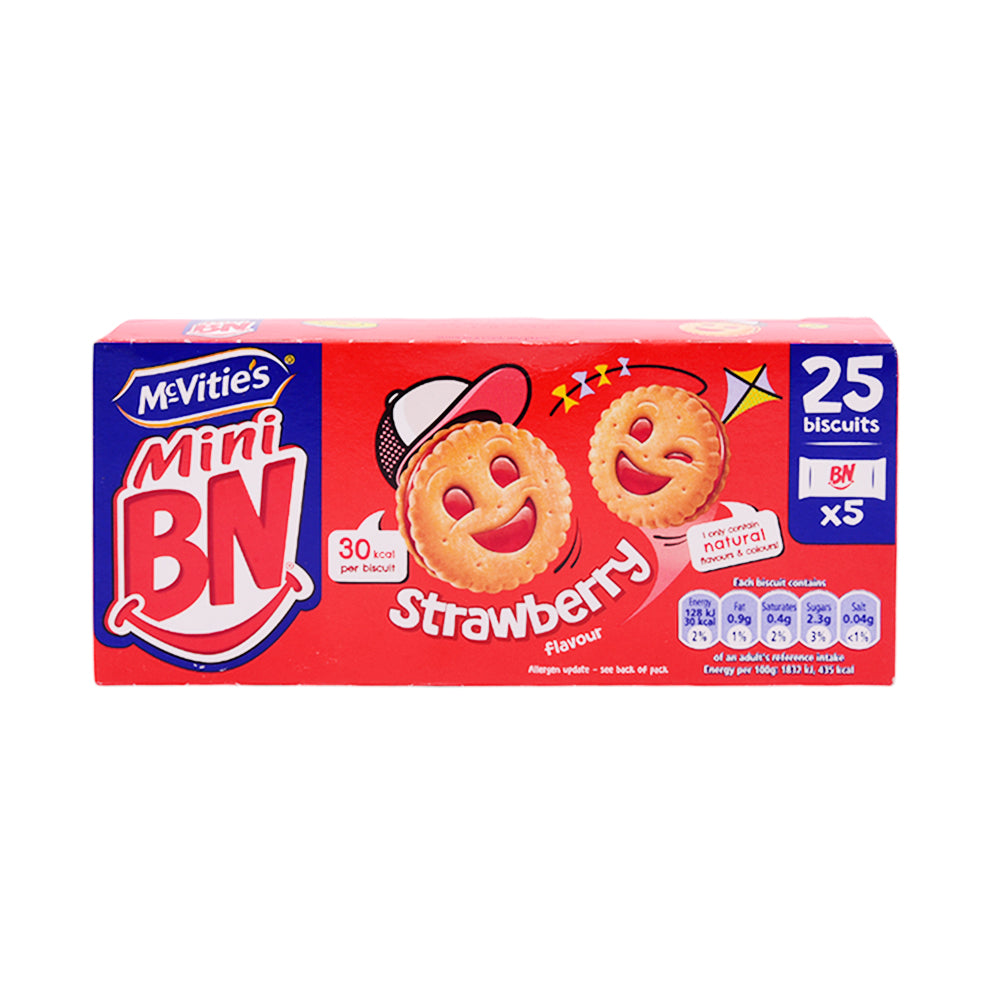 MCVITIES BISCUITS MINI BN STRAWBERRY 175 GM – Al-Fatah