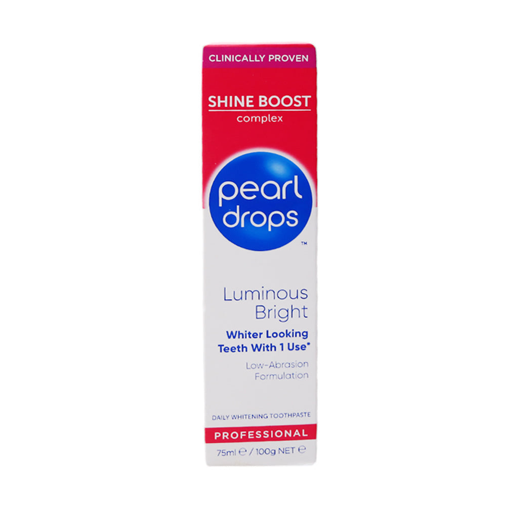 PEARL DROPS TOOTHPASTE LUMINOUS BRIGHT 75 ML – Al-Fatah