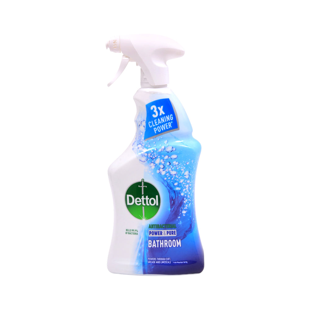 DETTOL CLEANER SPRAY BATHROOM POWER & PURE 750 ML – Al-Fatah