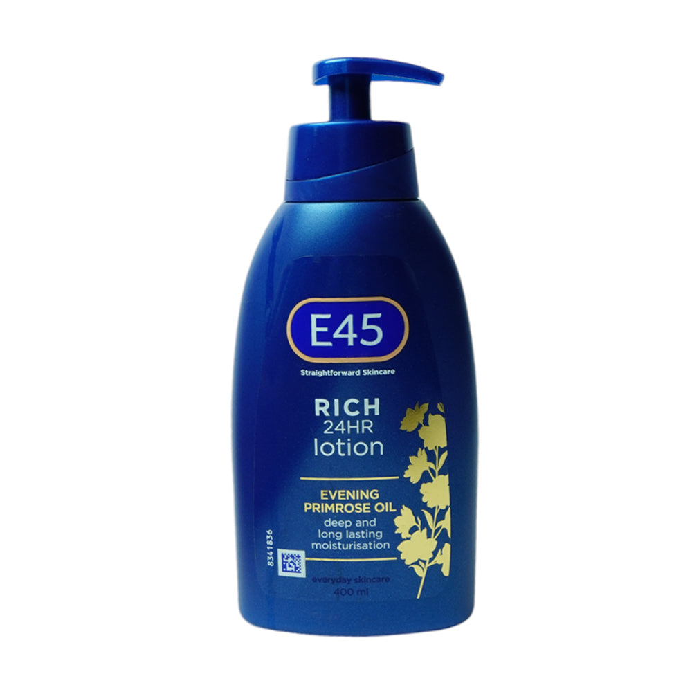 E 45 RICH EVENING PRIMROSE OIL PUMP LOTION 400ML – Al-Fatah