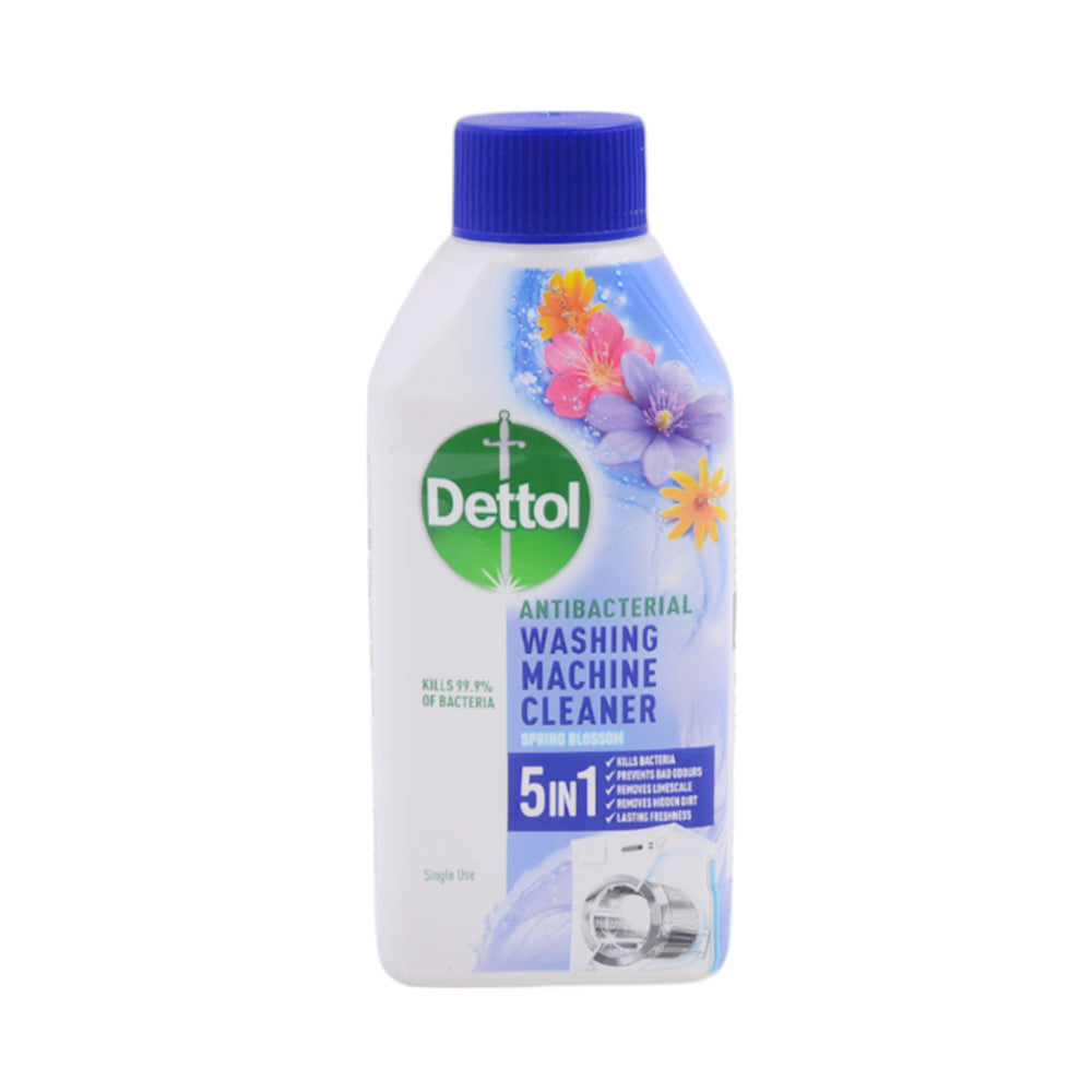 DETTOL WASHING MACHINE CLEANER SPRING BLOSSOM 5IN1 250 ML – Al-Fatah