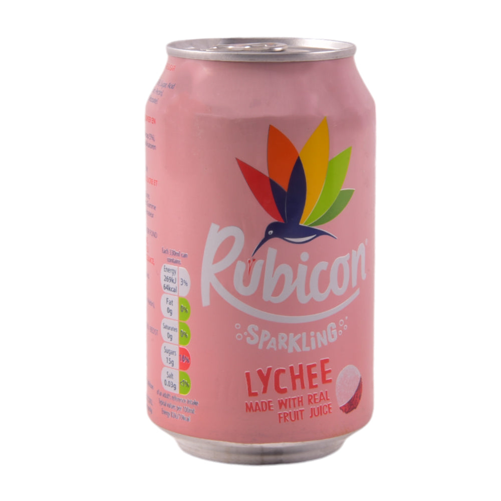 RUBICON DRINK LYCHEE TIN 330 ML – Al-Fatah